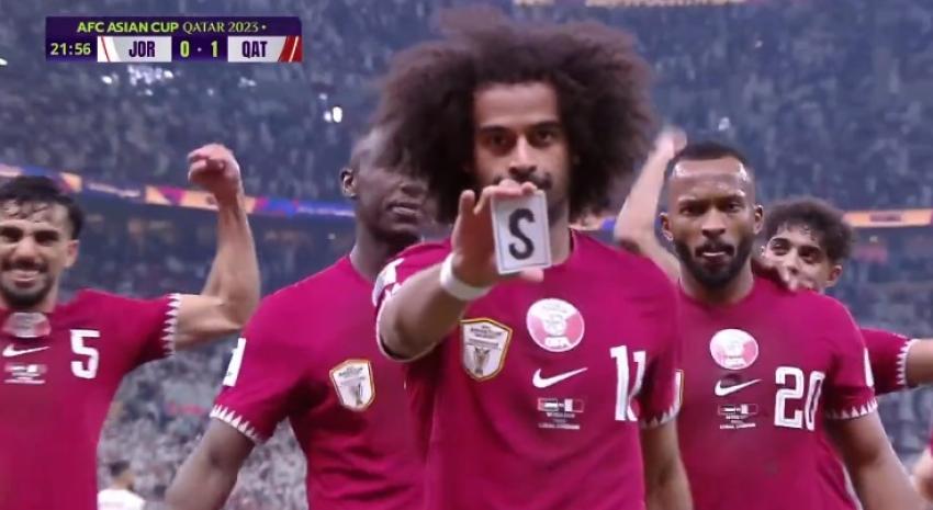 Hizo Un Gol En La Final De La Copa De Asia Y Celebró Con Un Truco De